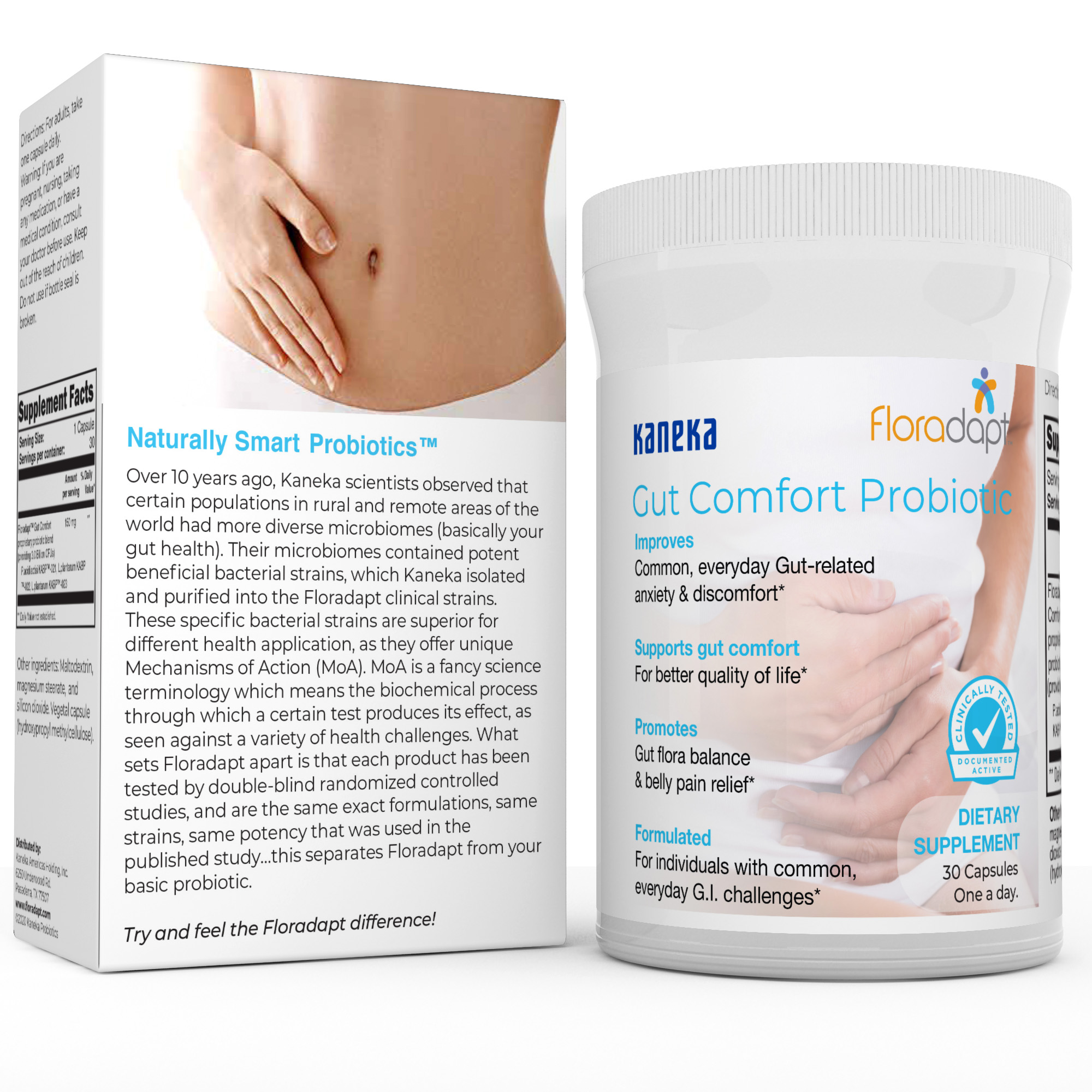Probiotics for Gut Comfort and Health - Capsules | Floradapt™ Probiotics